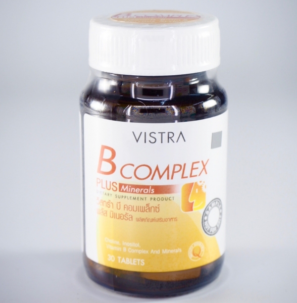 Vistra B Complex Plus Minerals 30 เม็ด - Health Warehouse