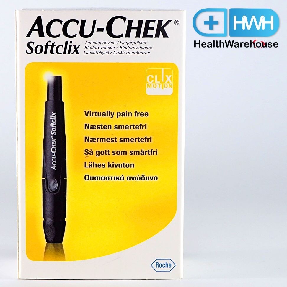 Accu-Chek SoftClix Pen Accu Chek ปากกาเจาะเลือดปลายนิ้ว - Health Warehouse