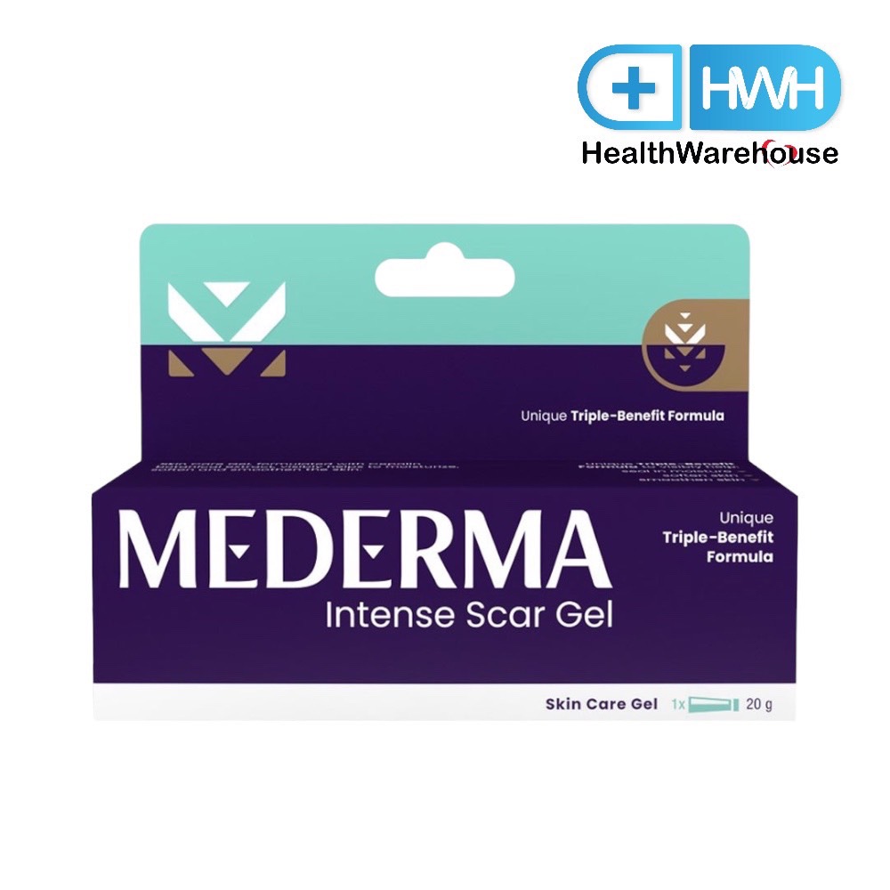 Mederma Intense Gel 20 g เจลลดรอยแผลเป็น รอยแผลผ่าตัด หลังคลอด บำรุงผิว ...