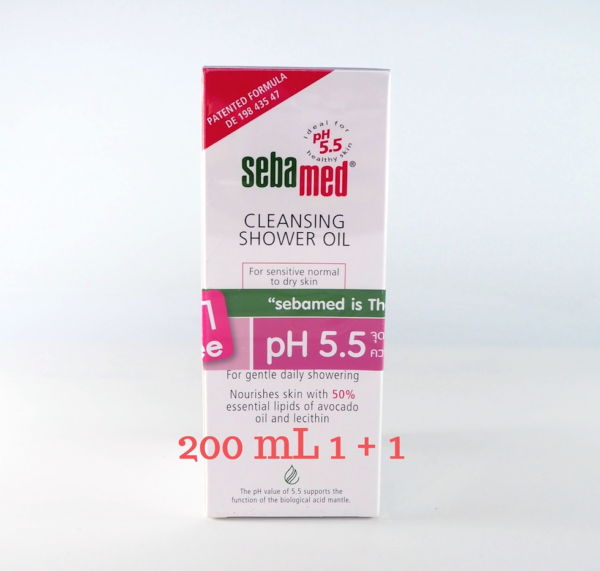 Sebamed Cleansing Shower Oil 200 mL Pack ซื้อ 1 แถม 1 - Health Warehouse