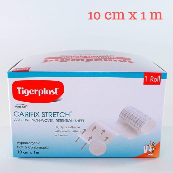 Carifix Stretch 10 cm x 1 m แคริฟิกซ์ สเตรช แผ่นปิดแผลชนิดผ้าใย ...