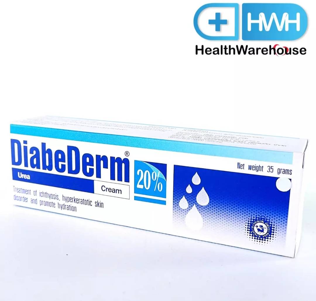 Diabederm 20% Cream 35 g ไดอะบีเดิร์ม ครีมบำรุงผิว ผิวหนังแห้ง แตกเป็น ...