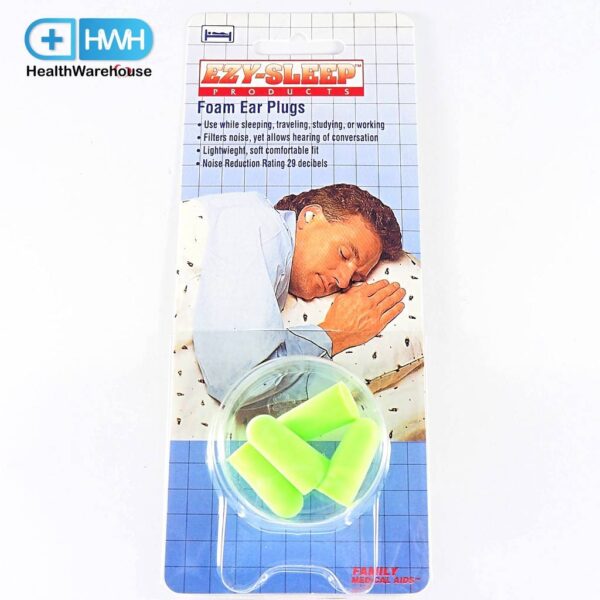 Ezy Sleep Foam Ear Plugs เอียปลั๊ก ที่อุดหู แบบโฟม นิ่มกว่าแบบ ยางอุดหู ...