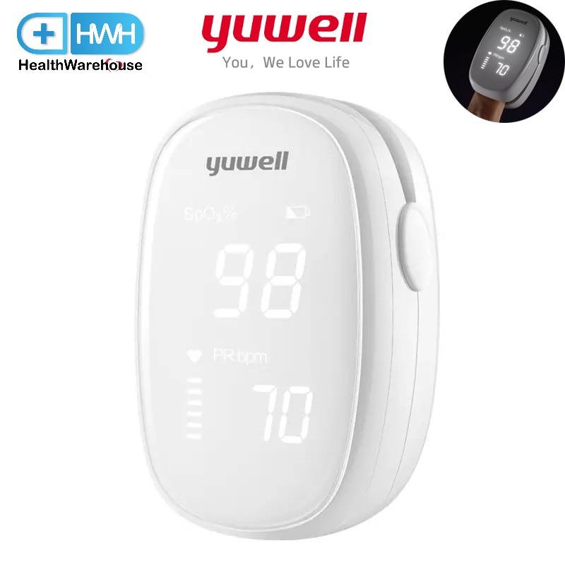 Yuwell YX102 Finger Pulse Oximeter เครื่องวัดออกซิเจนปลายนิ้ว – Health ...