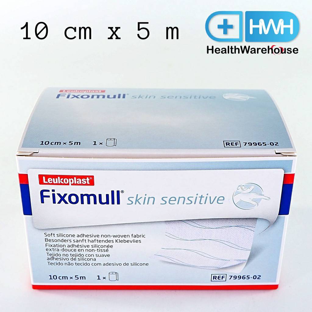 Fixomull Skin Sensitive 10 cm x 5 m แผ่นยึดตรึงวัสดุปิดแผลชนิดมีกาว ...