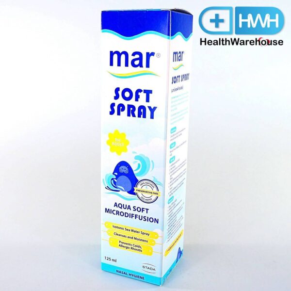 Mar Soft Spray 125 mL Aqua Soft Microdiffusion for Adults มาร์ ซอฟท์ ...
